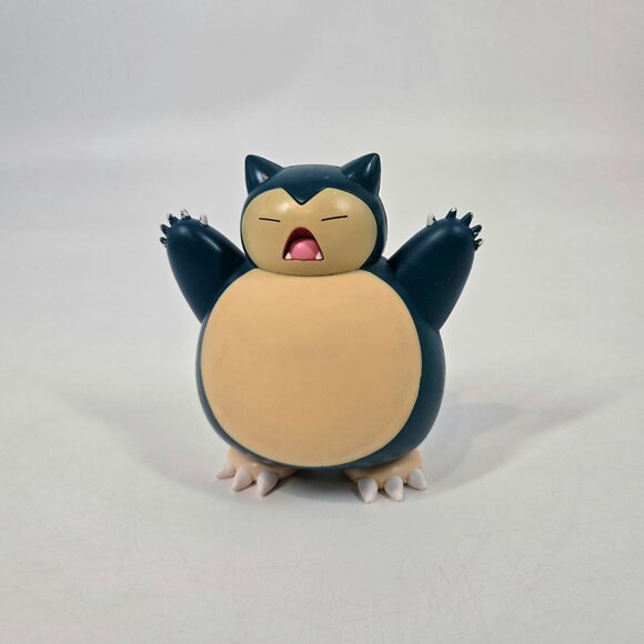 Pokemon | Toys | Pokemon Snorlax Action Figure Battle Feature Squishy ...